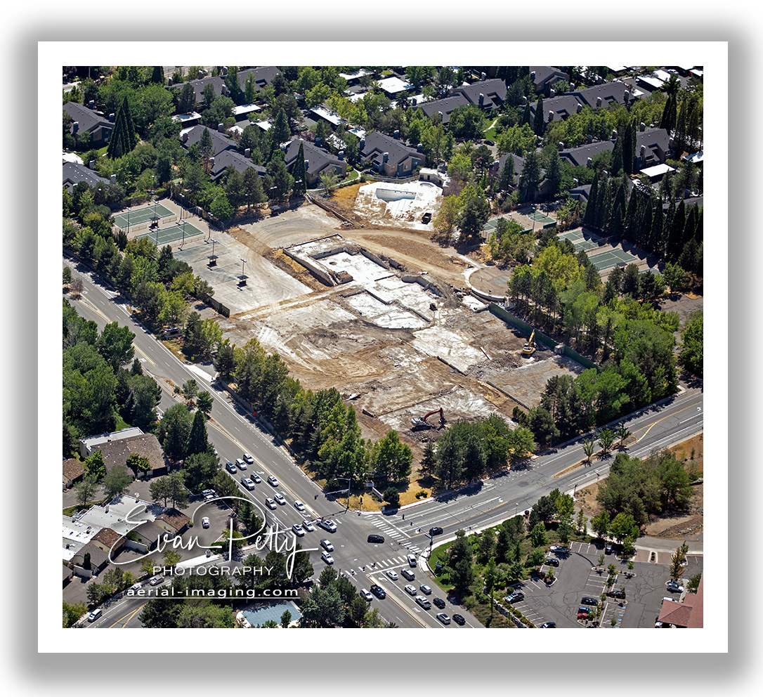 Aerial View of Lakeridge Tennis Club Property DEMO in Reno, NV
