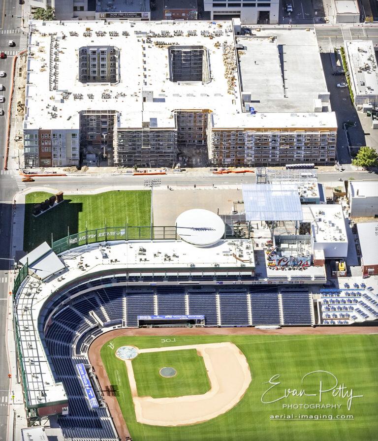 Aerial Construction Views- Reno Aces Ballpark Apartments - Photography ...
